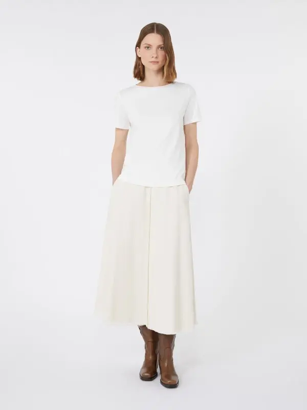 Max Mara Organic Cotton Jersey T-shirt - White