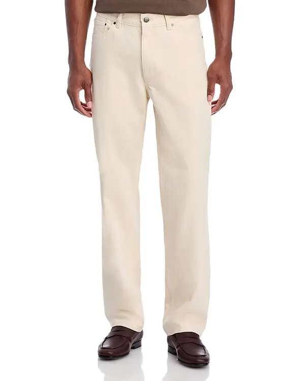 Michael Kors Seeded Finn Straight Fit Jeans - Ecru