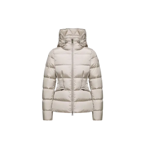 Moncler Avoce Hooded Down Jacket - Beige