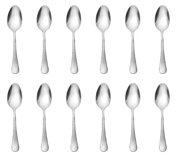 GODINGER Set Of 12 Salem Mirrored 18/0 Ss Table Spoons
