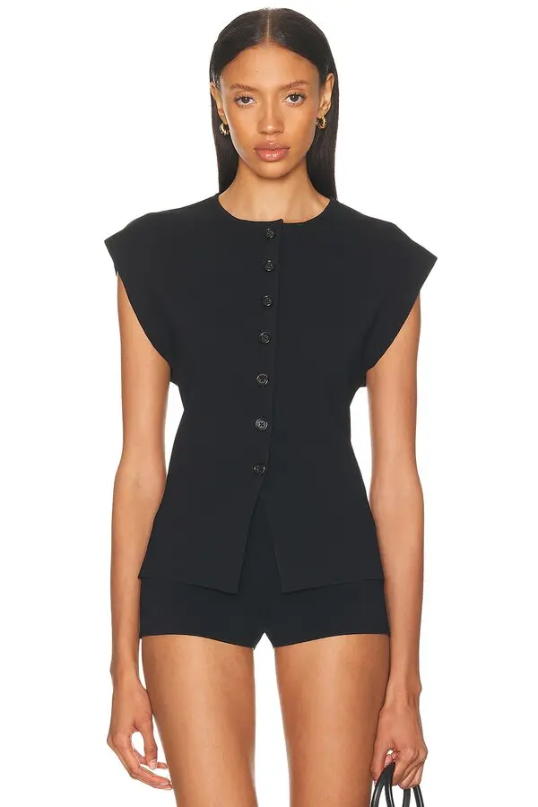 EAVES Janith Sleeveless Cardigan