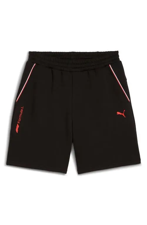 PUMA Formula 1® Essential Logo Fleece Sweat Shorts - Puma Black