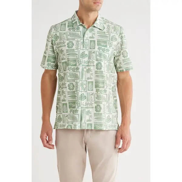 Tommy Bahama Bahama Coast Island Stamp Islandzone® Button-up Shirt