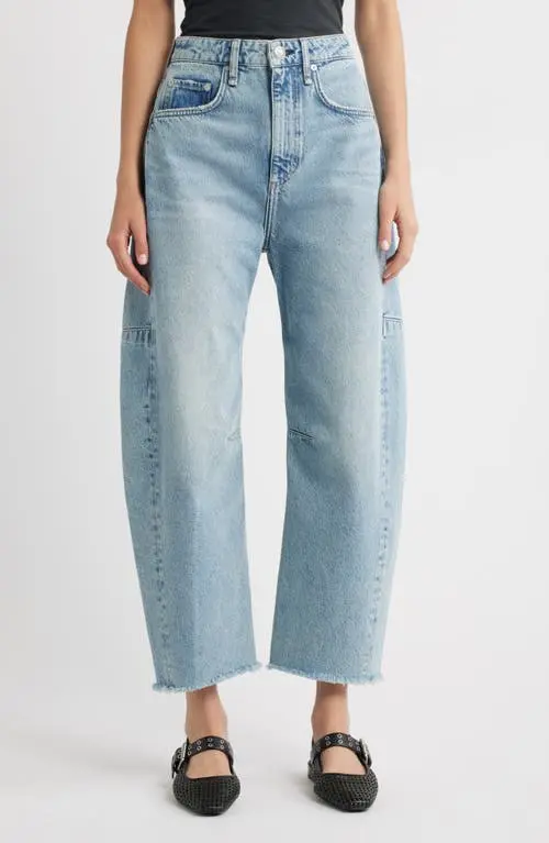 Rag & Bone Charlie Super High-waist Crop Barrel Jeans