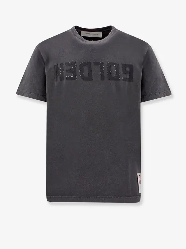 Golden Goose Regular Distressed Cotton Tshirt