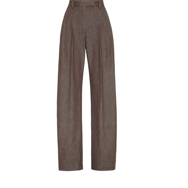 Brunello Cucinelli Loose Curved Trousers