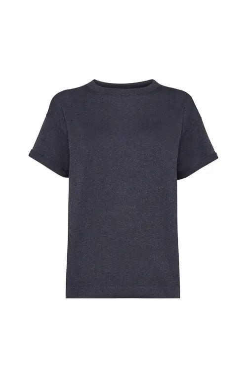 Brunello Cucinelli Cashmere And Silk Lightweight Sweater - Navy Blue