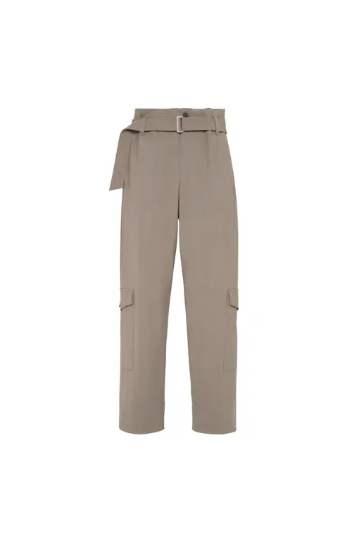Brunello Cucinelli Cargo Utility Trousers - Mud