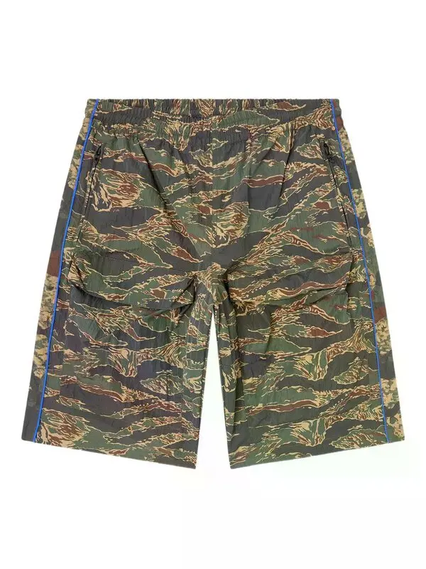 Diesel Camouflage Print Shorts