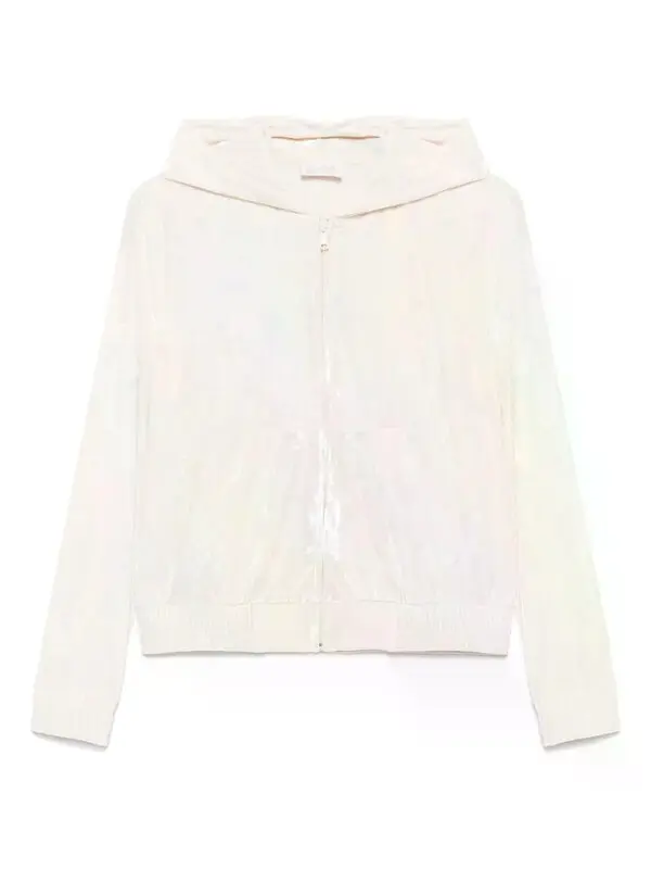MC2 SAINT BARTH Velvet Zip Hoodie