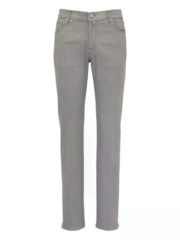 Kiton Logo-patch Jeans