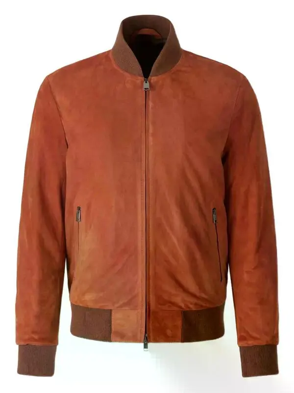 Brioni Suede Bomber Jacket