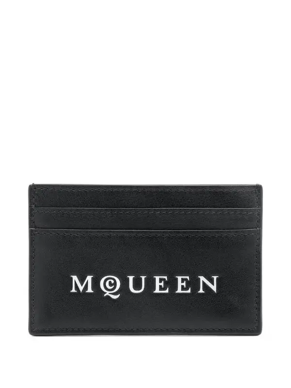 Alexander McQueen Logo-debossed Cardholder
