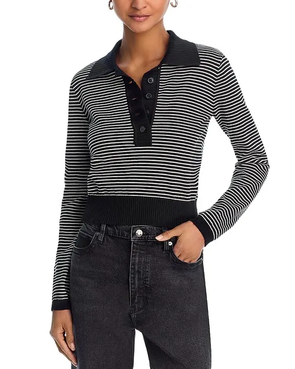 FRAME The Graduate Sweater - Black Multi