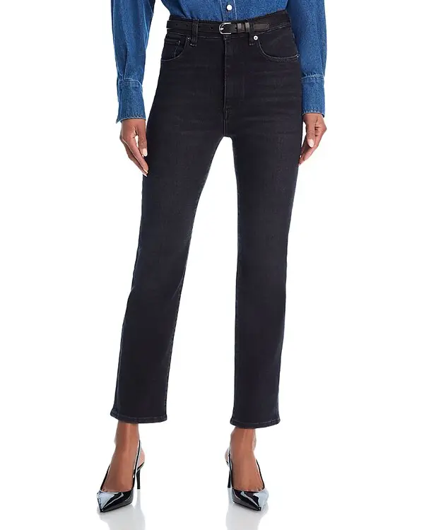 FRAME The Pencil High Rise Crop Jeans