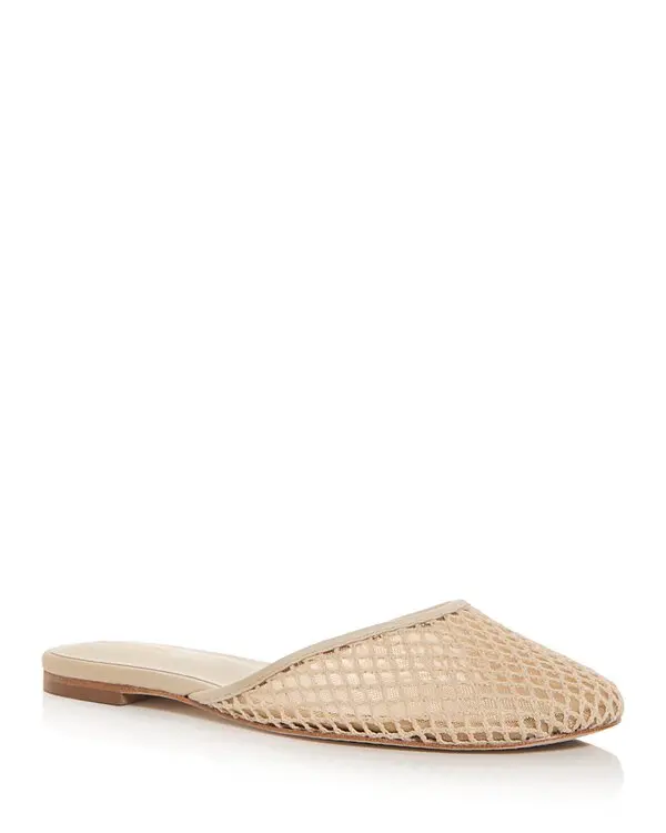 REFORMATION Melly Woven Mules - Ivory