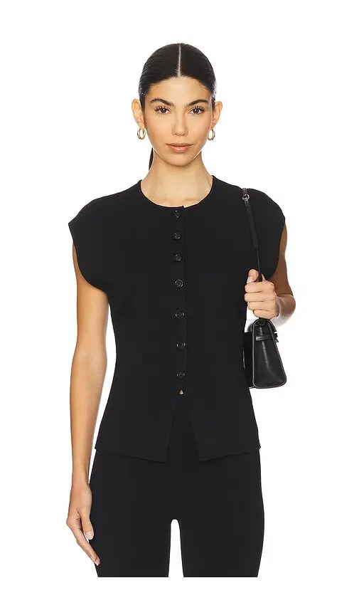 EAVES Janith Sleeveless Cardigan