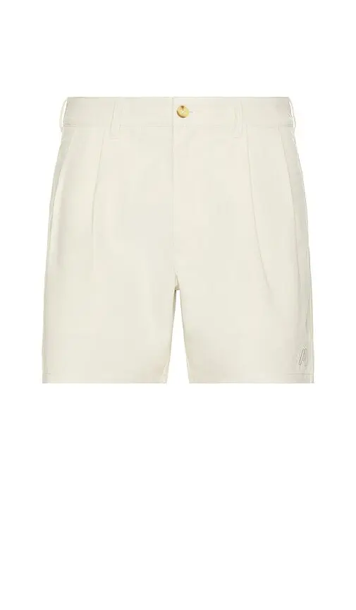 MALBON Classic Pleated Short - Sand