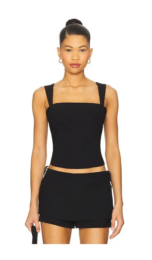 Amanda Uprichard Ceronne Top - Black