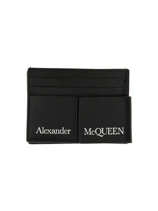 Alexander McQueen Card Holder With Logo