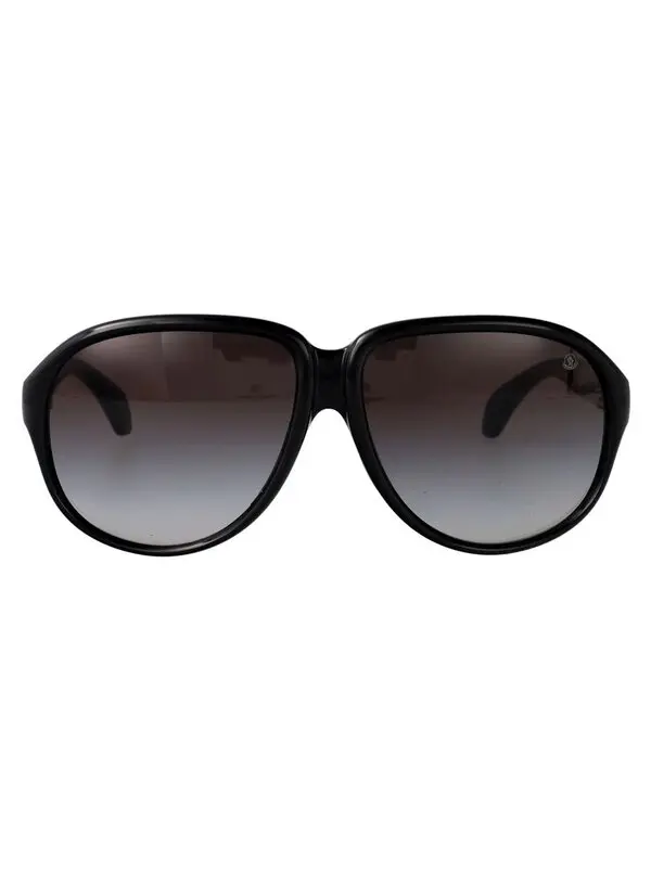 Moncler Halcyonne Sunglasses - Shiny Black