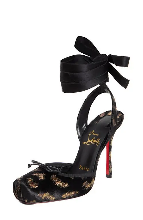 CHRISTIAN LOUBOUTIN Cassia Ankle Tie Pumps