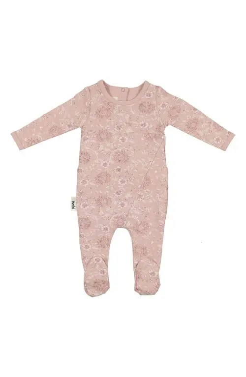 MANIÈRE Soft Roses Cotton Blend Footie