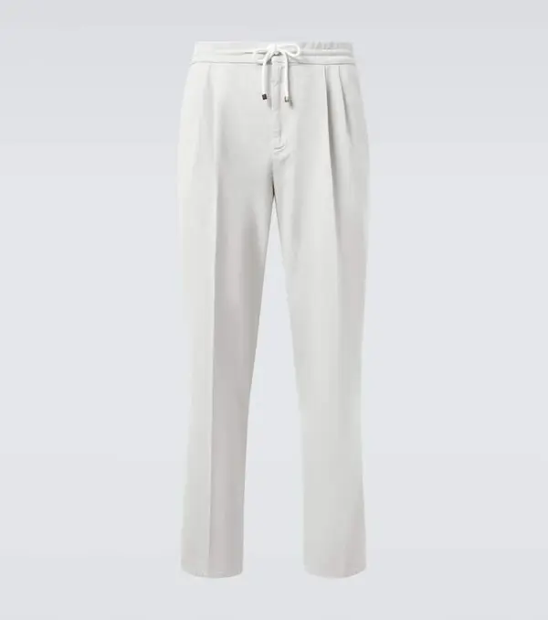 Brunello Cucinelli Cotton Corduroy Slim Pants