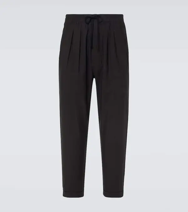 TOM FORD Twill Straight Pants - Black