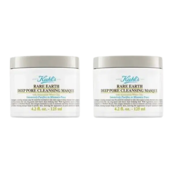 KIEHL'S SINCE 1851 Rare Earth Pore Cleansing Masque 125ml Duo