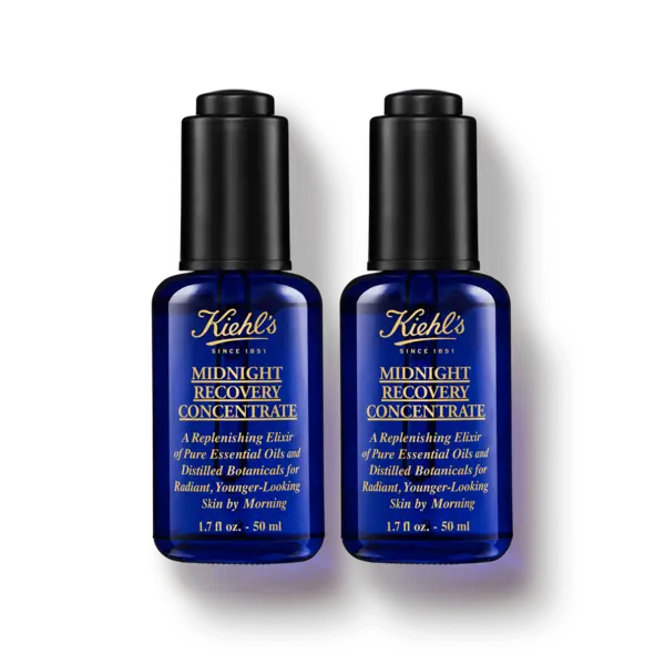 KIEHL'S SINCE 1851 Midnight Recovery Concentrate Face Oil 50ml Duo