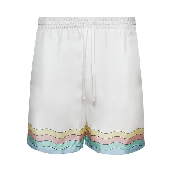 Casablanca Silk Maison De Reve Shorts - Multicolor