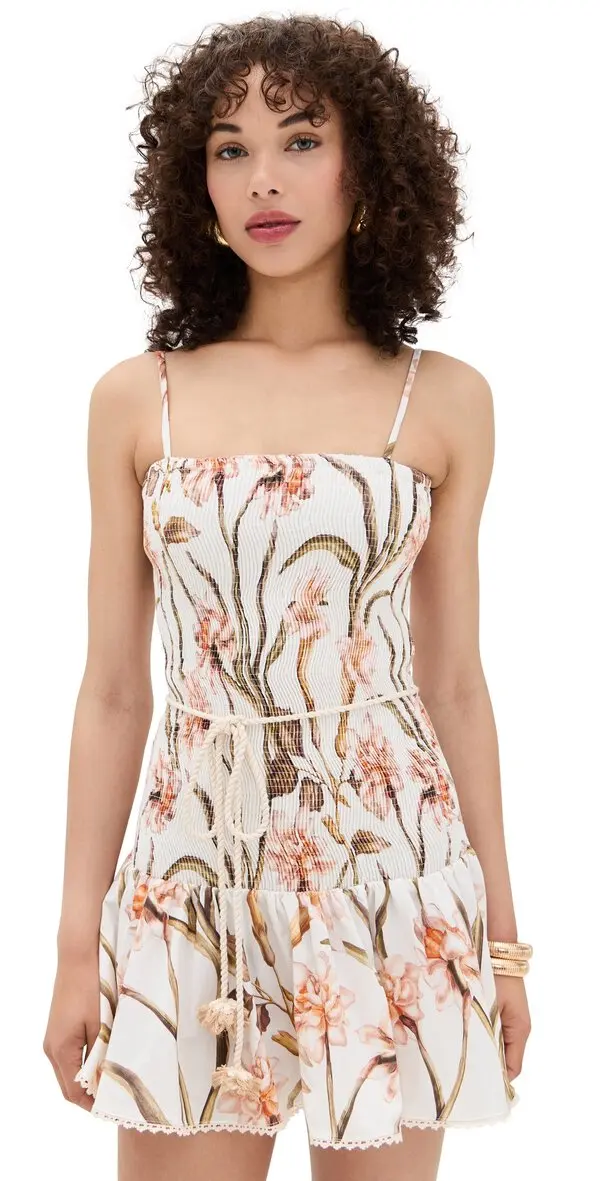 PatBO Retro Floral Mini Dress