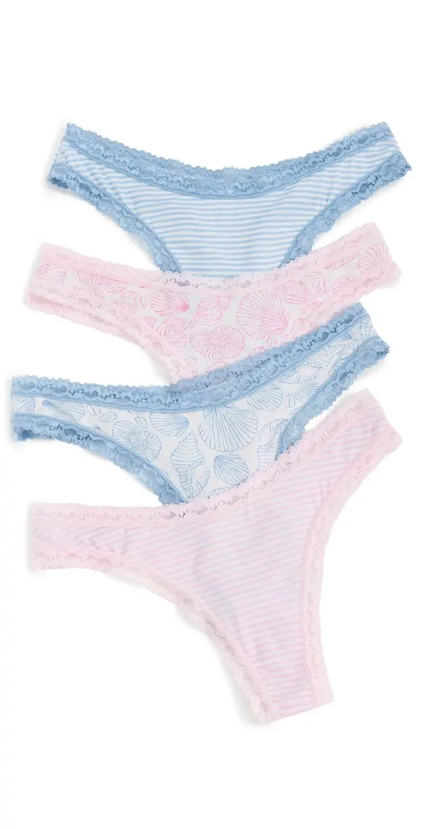 STRIPE & STARE X Marea Thong 4 Pack