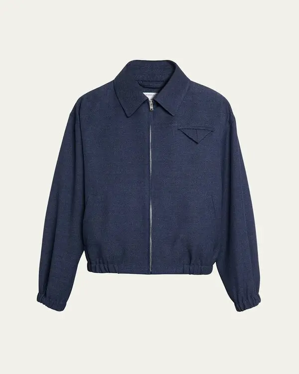 Bottega Veneta Wool Blouson With Triangle Pocket
