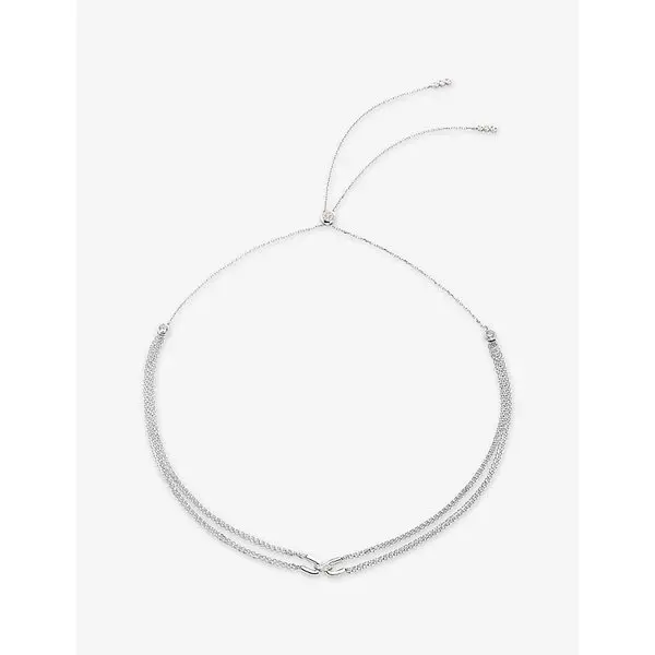 CARAT* LONDON Cyndi Sterling- & Zirconia Necklace