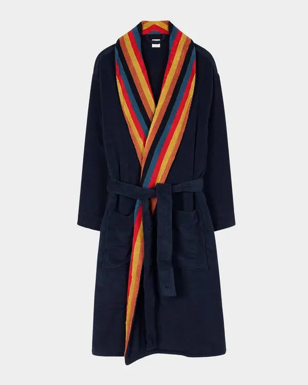 Paul Smith Artist Stripe Cotton Terry Robe