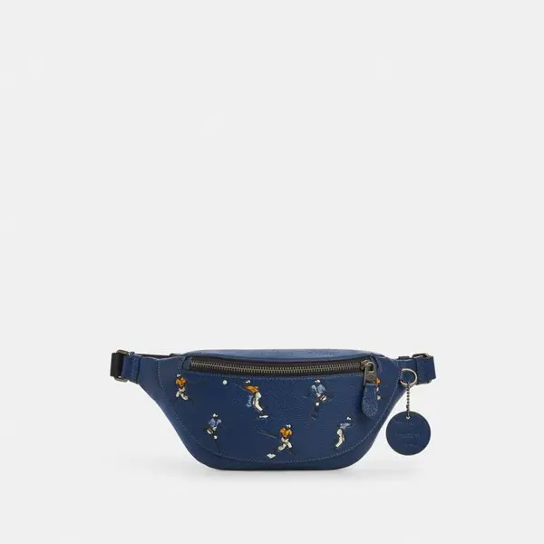 COACH® Warren Mini Belt Bag With Baseball Print