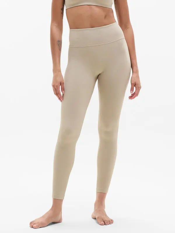 Athleta Intuition Ultra High Rise Cotton Legging - Ecru