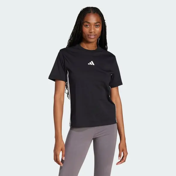 Adidas Essentials 3-stripes Cotton Tee