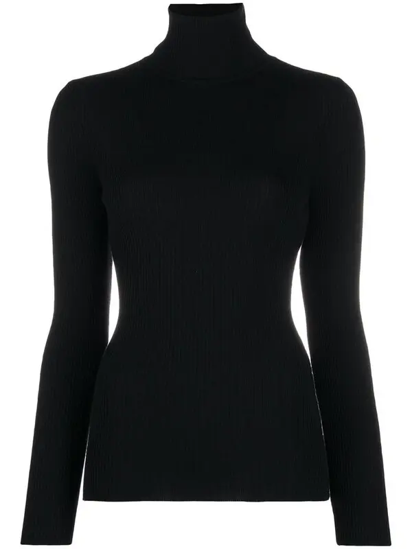 Wolford Wool Turtleneck Sweater - Black