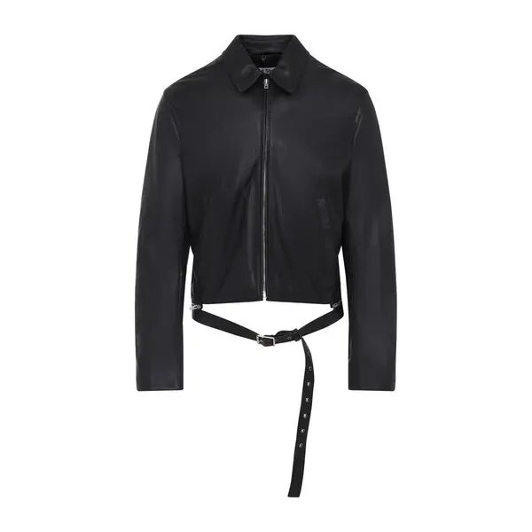 Acne Studios Lamb Leather Jacket - Black