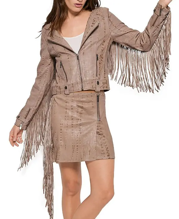 AS By DF Fringe Moto Jacket