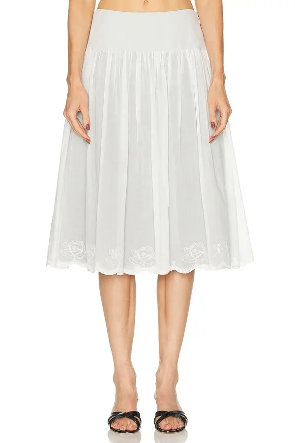 MIRROR PALAIS Petal Lady Length Skirt