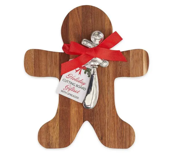 DESIGN IMPORTS Gingerbread Cutting Board Gi Ft Set