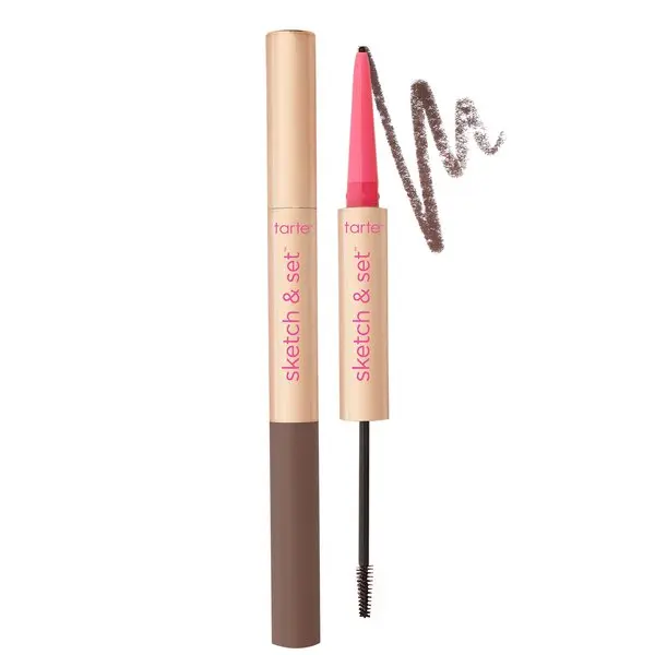 TARTE Big Ego Sketch Set Eyebrow Definer Pencil & Tinted Gel 2 Piece - Medium Co