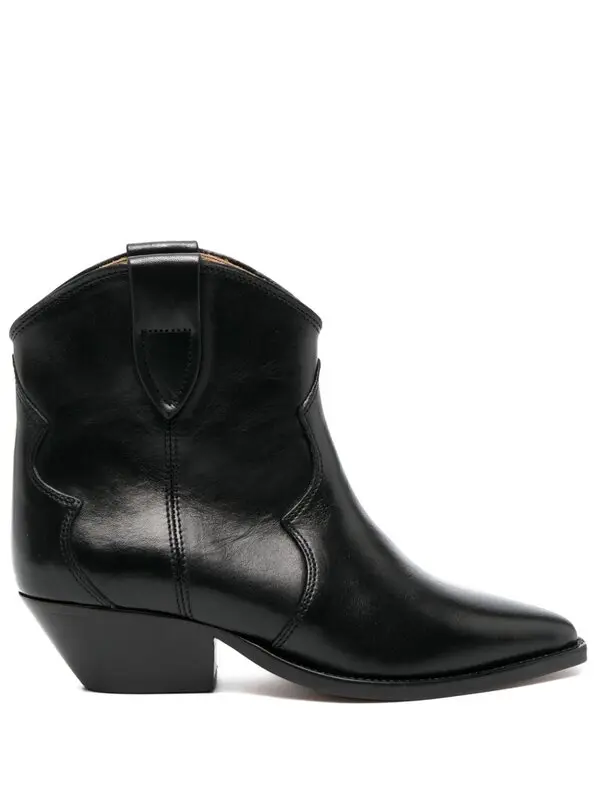 Isabel Marant Dewina Leather Boots - Black