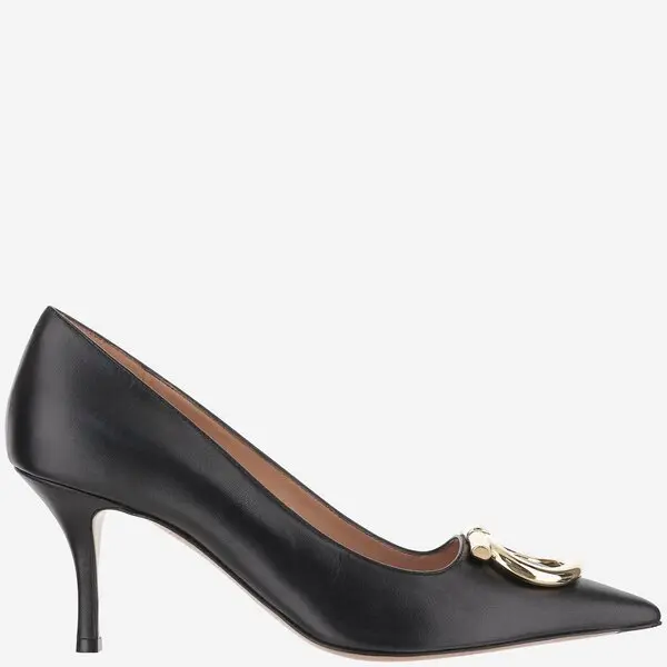 FERRAGAMO Gancini Maxi Pumps - Black