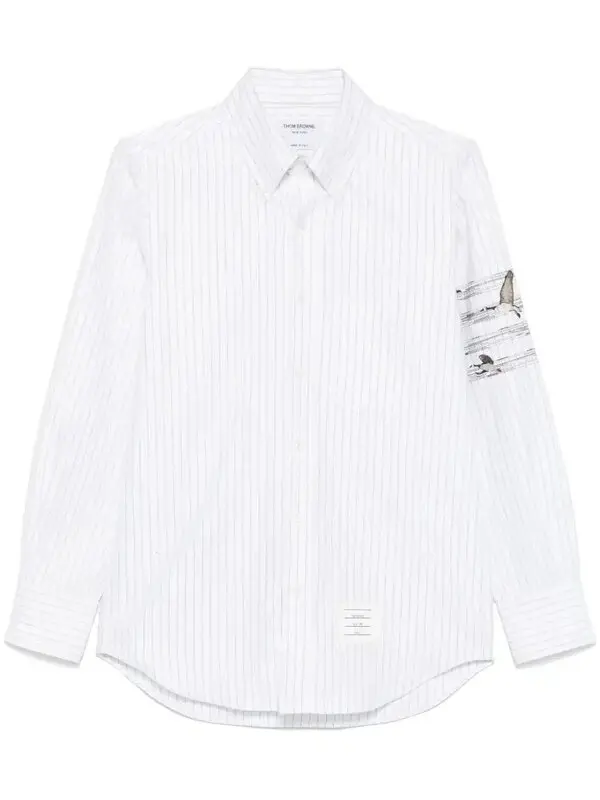 Thom Browne Embroidered-motif Shirt