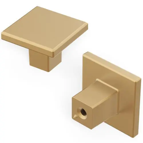 HERITAGE DESIGNS Cabinet Knobs 10pk Brushed Brass